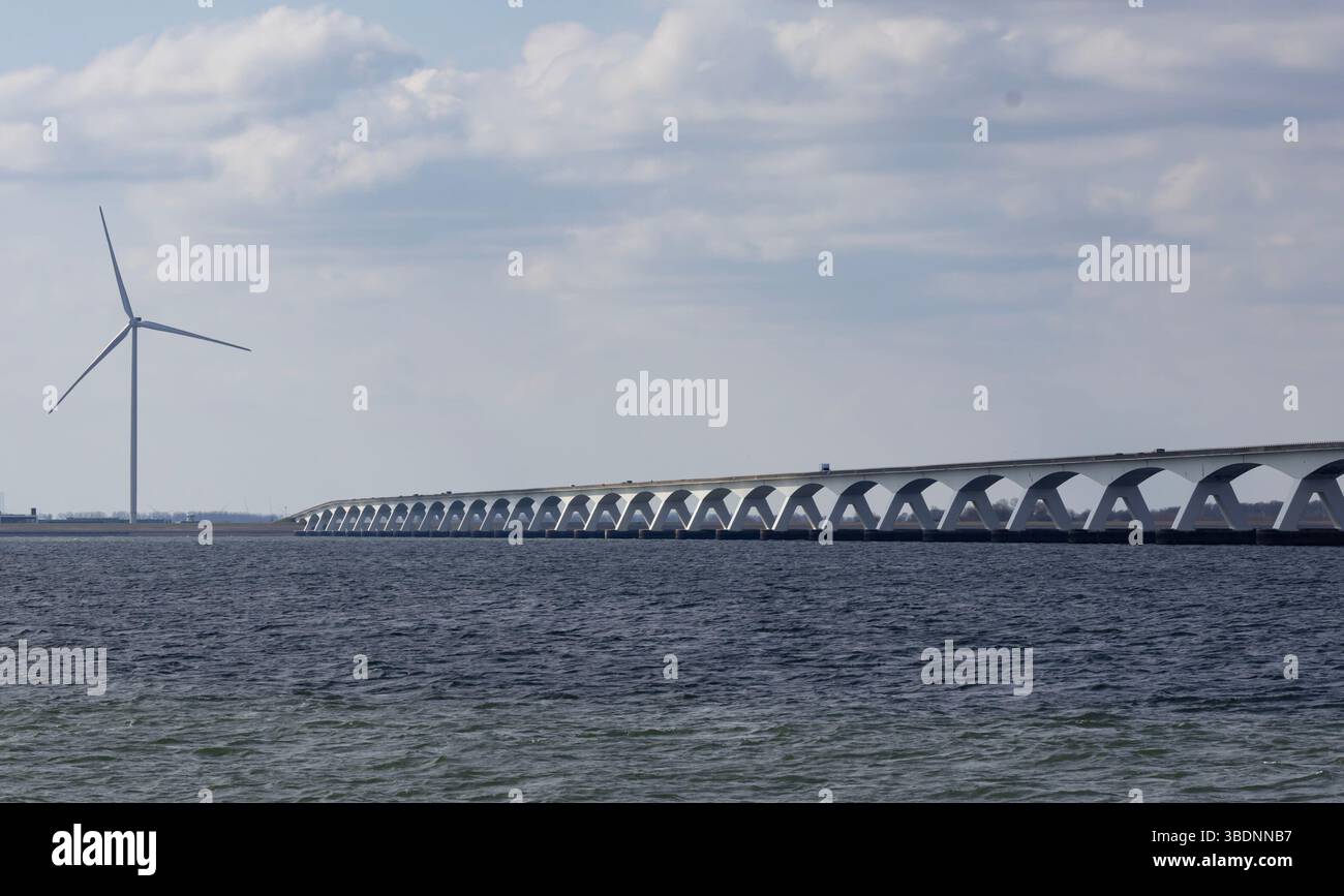 The Zeeland Bridge in the Netherland Stock Photo - Alamy