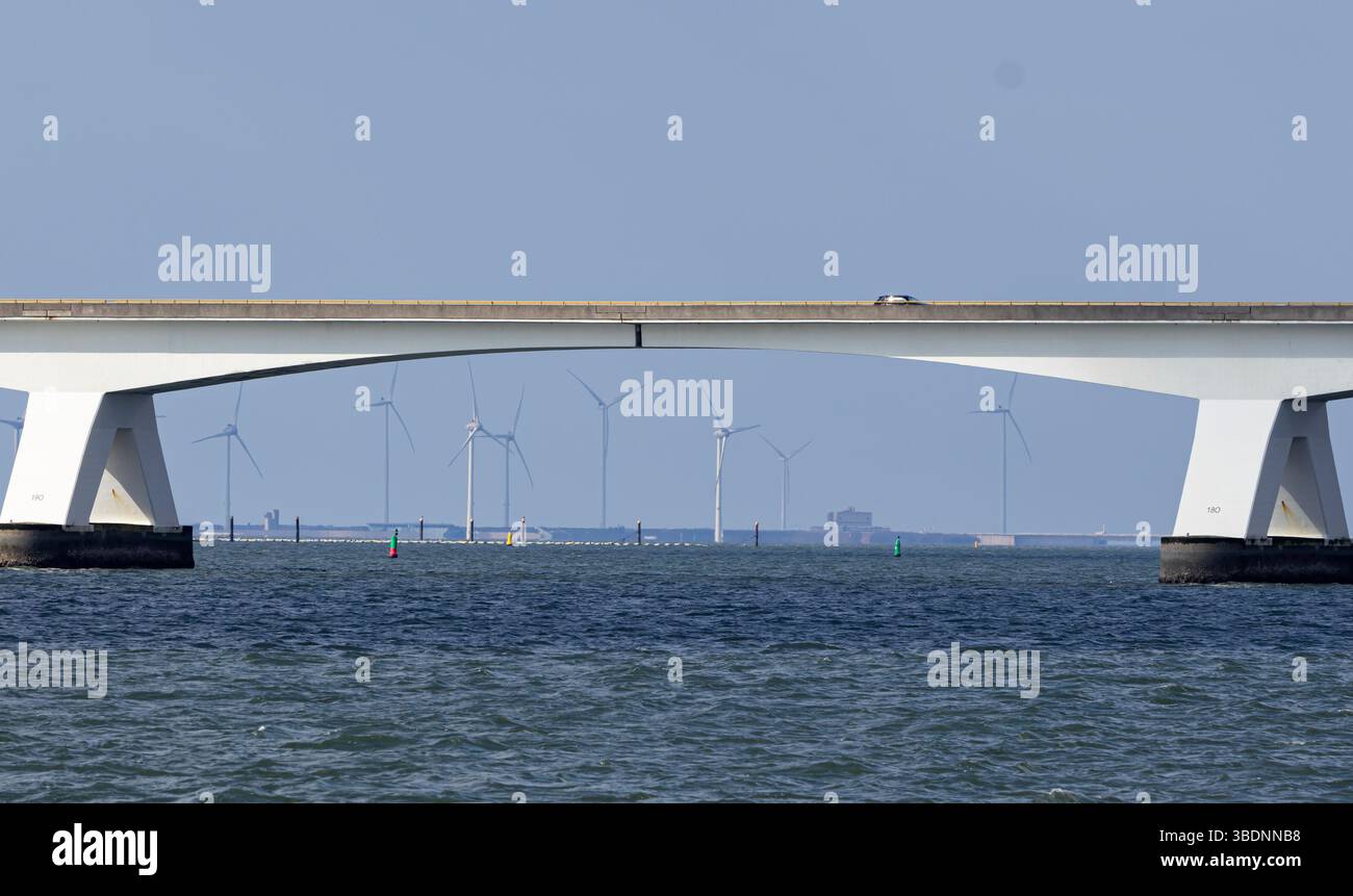 The Zeeland Bridge in the Netherland Stock Photo - Alamy