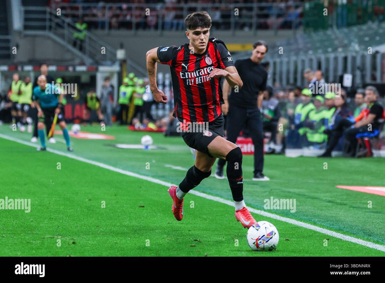 Milan, Italien. 24th May, 2025. Davide Bartesaghi of AC Milan seen in ...