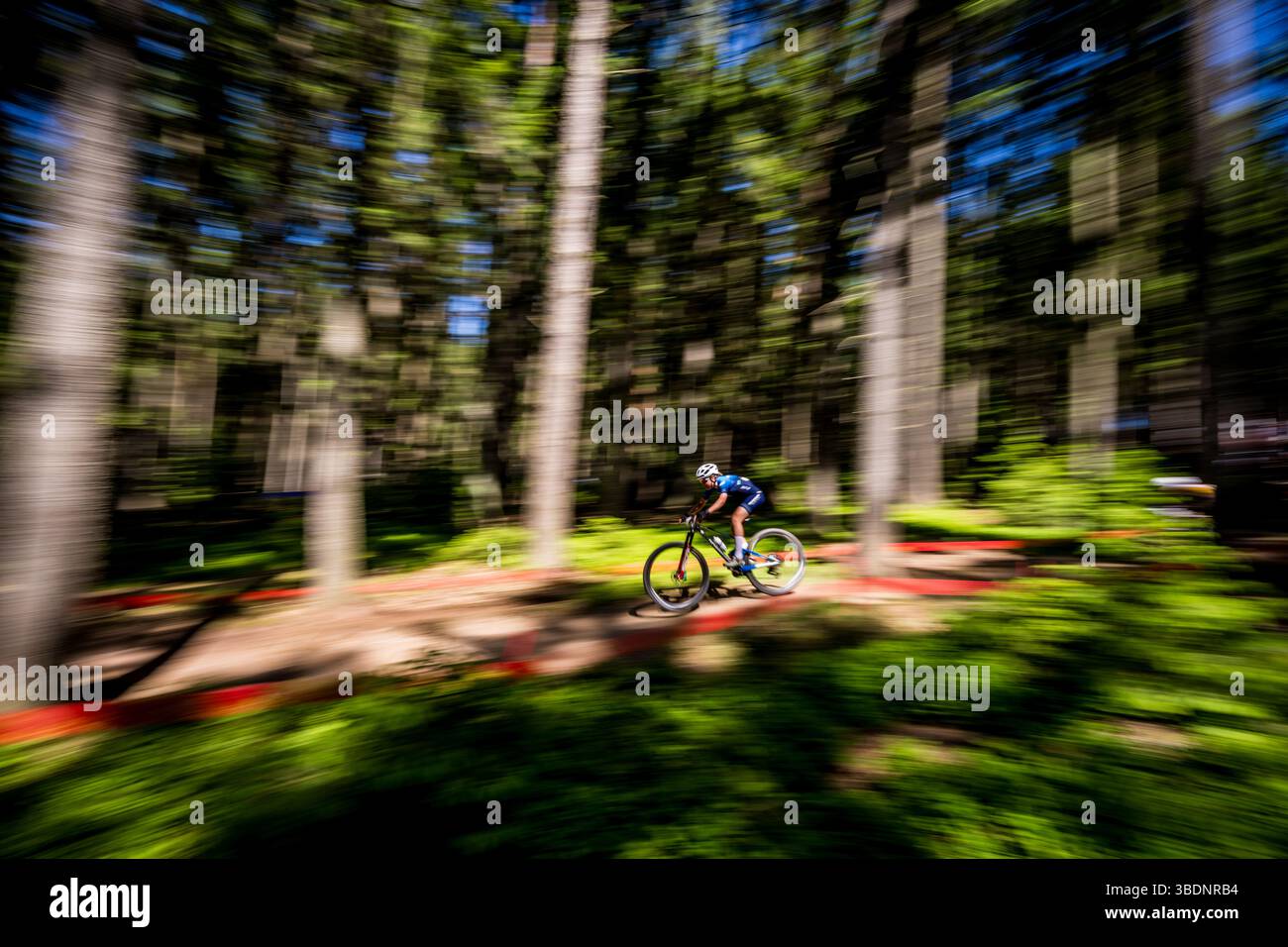 Mona Mitterwallner of Austria competes during women elite race during ...