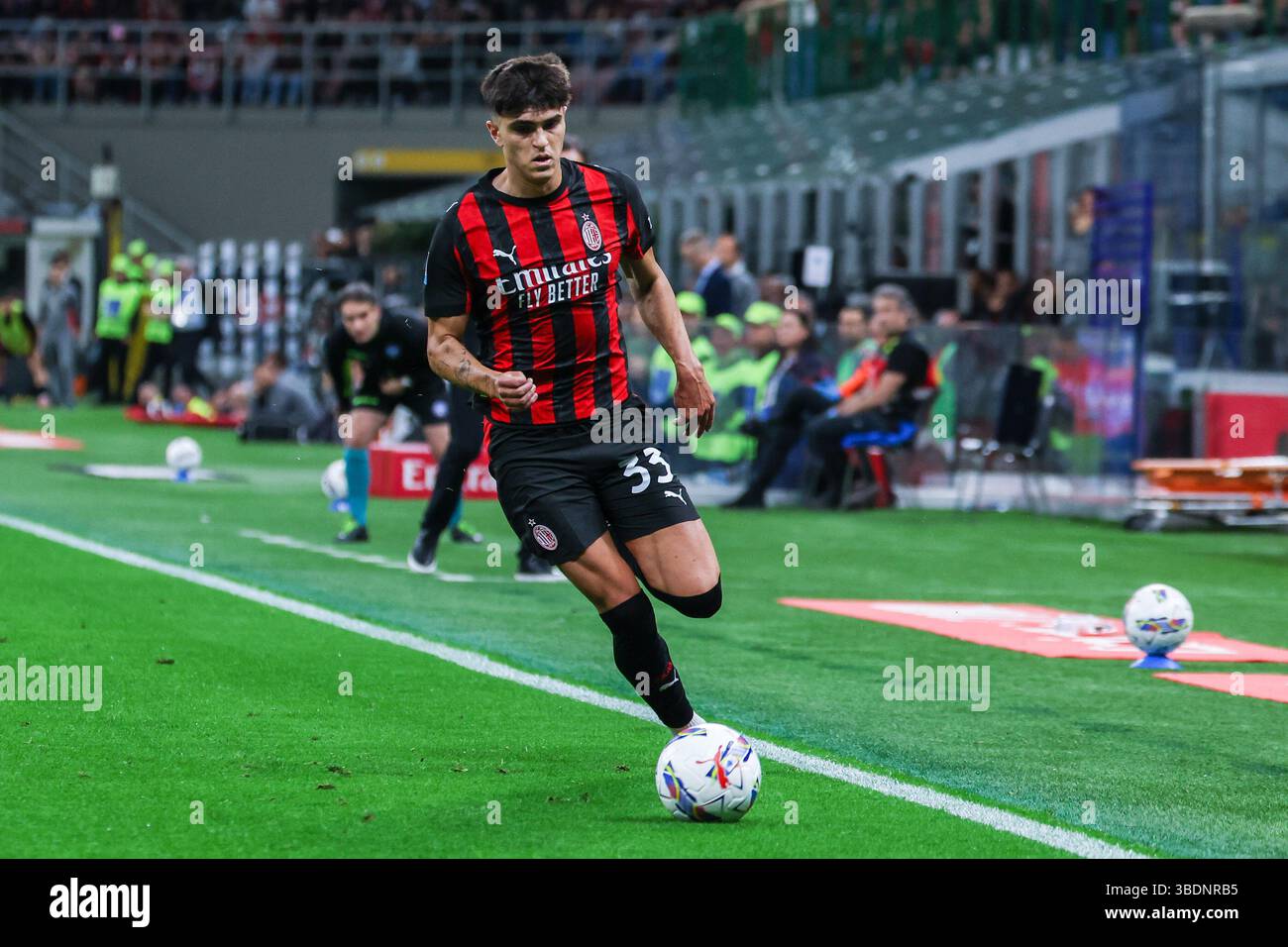 Milan, Italien. 24th May, 2025. Davide Bartesaghi of AC Milan seen in ...