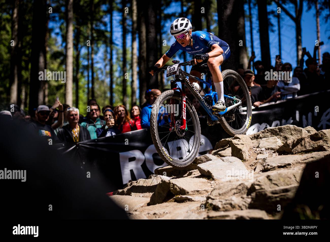 Mona Mitterwallner of Austria competes during women elite race during ...