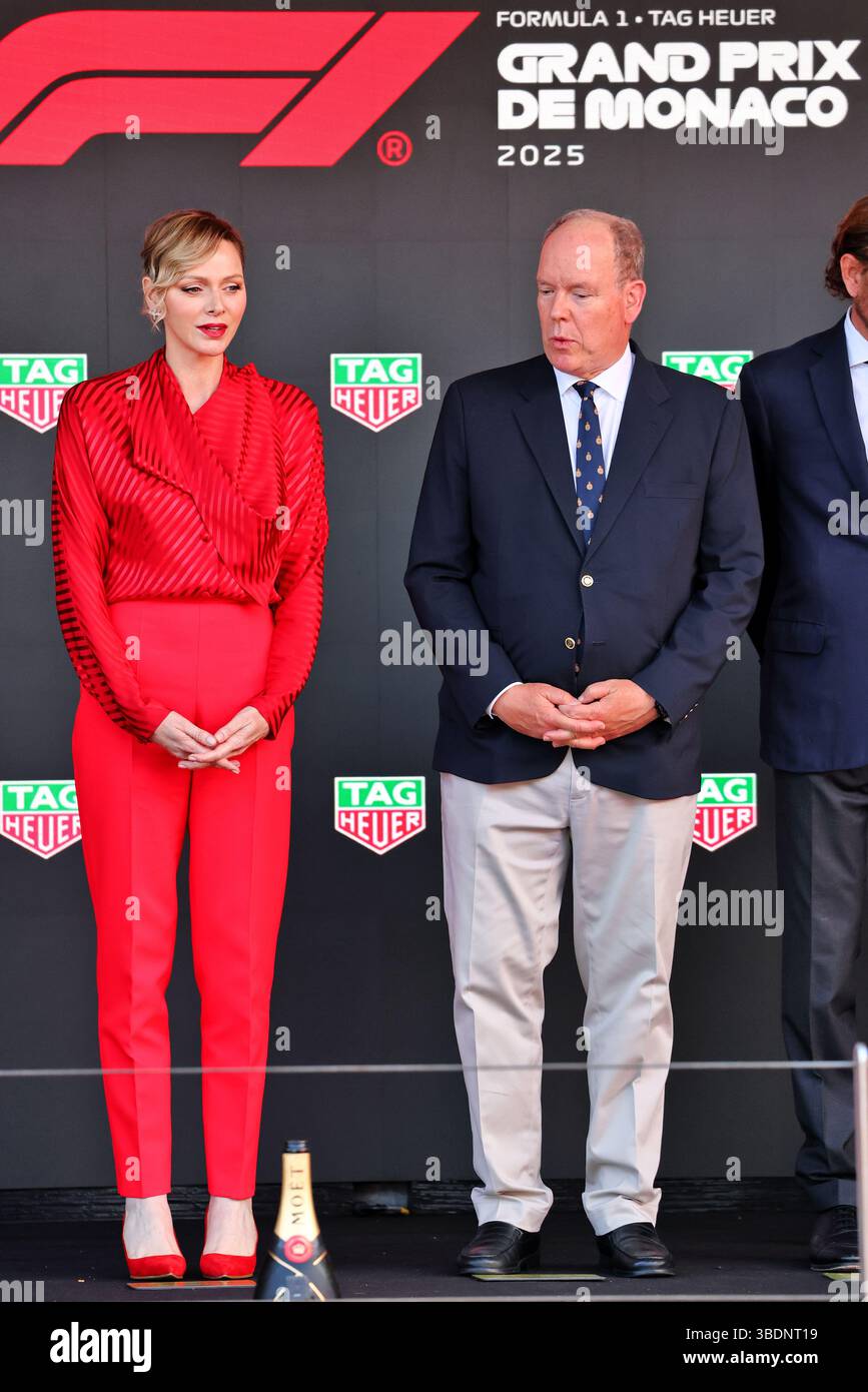 Monaco, Monte Carlo. 25th May, 2025. (L to R): Princess Charlene of ...