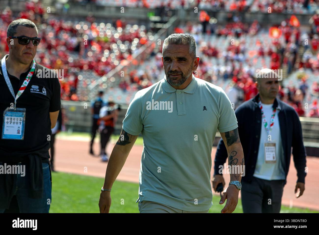 Lisbon, Portugal. 25th May 2025. Rui Borges head coach of Sporting CP ...