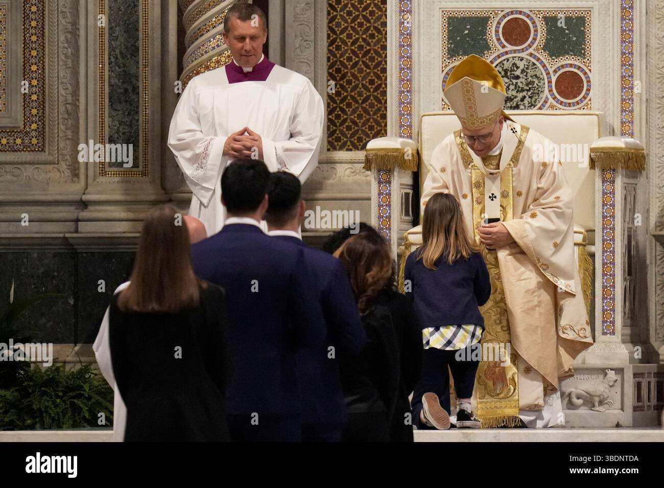 Pope Leo XIV presides over a Mass in the Archbasilica of St. John ...