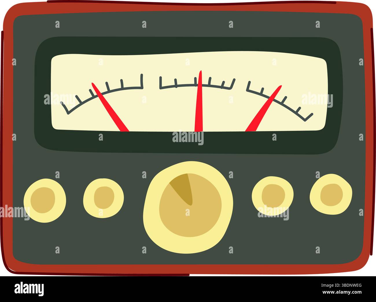 switches retro control panel cartoon vector illustration Stock Vector Image & Art - Alamy