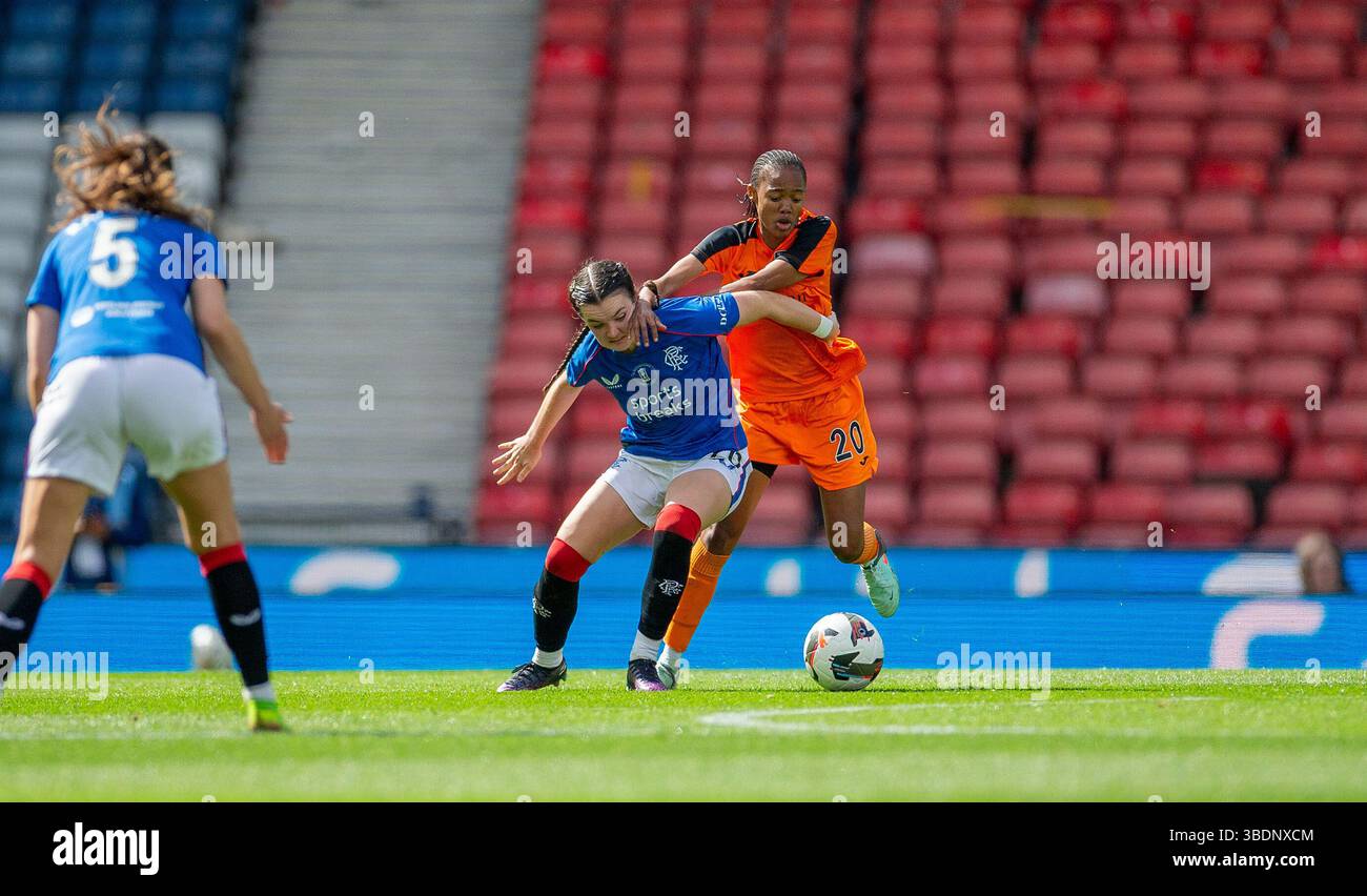 25th May 2025; Hampden Park, Glasgow, Scotland: SWF Scottish Cup Football Final, Glasgow City ...