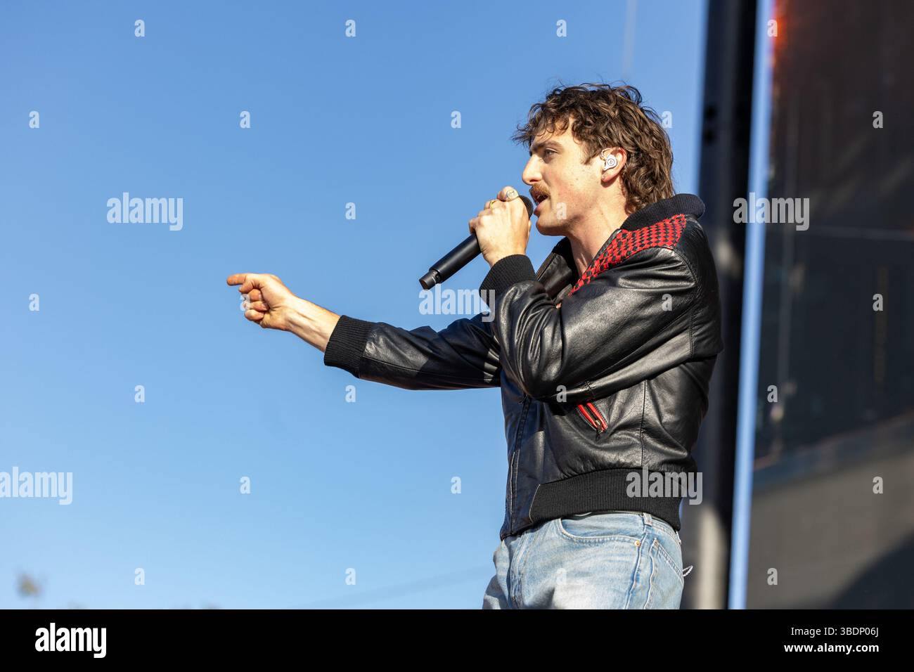 Benson Boone during the BottleRock Music Festival on May 24, 2025, in ...