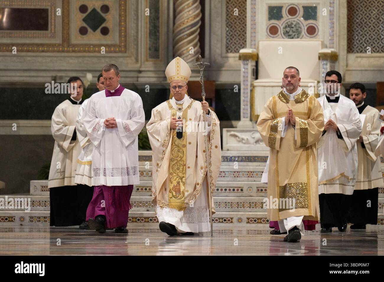Pope Leo XIV presides over a Mass in the Archbasilica of St. John ...