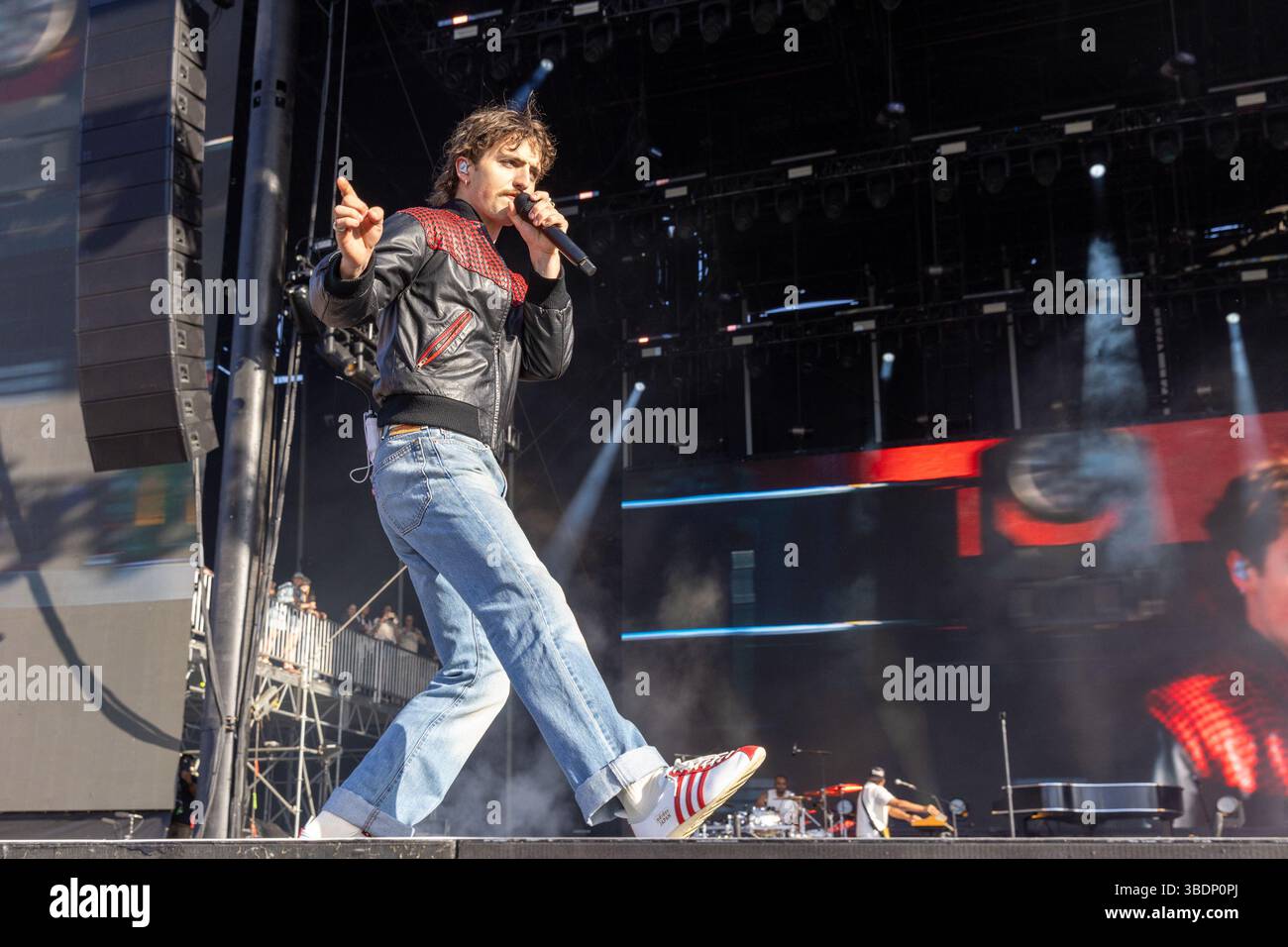 Benson Boone during the BottleRock Music Festival on May 24, 2025, in ...
