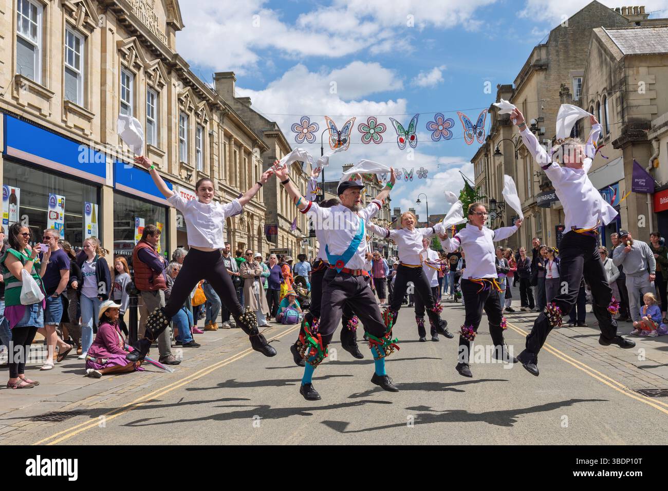 Chippenham, Wiltshire, UK, 25th May, 2025. Members of Taylor’s Morris ...