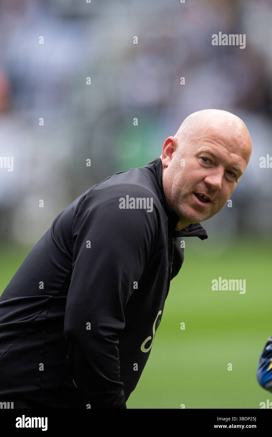 Everton FC Coach Charlie Adams during the Premier League match between ...
