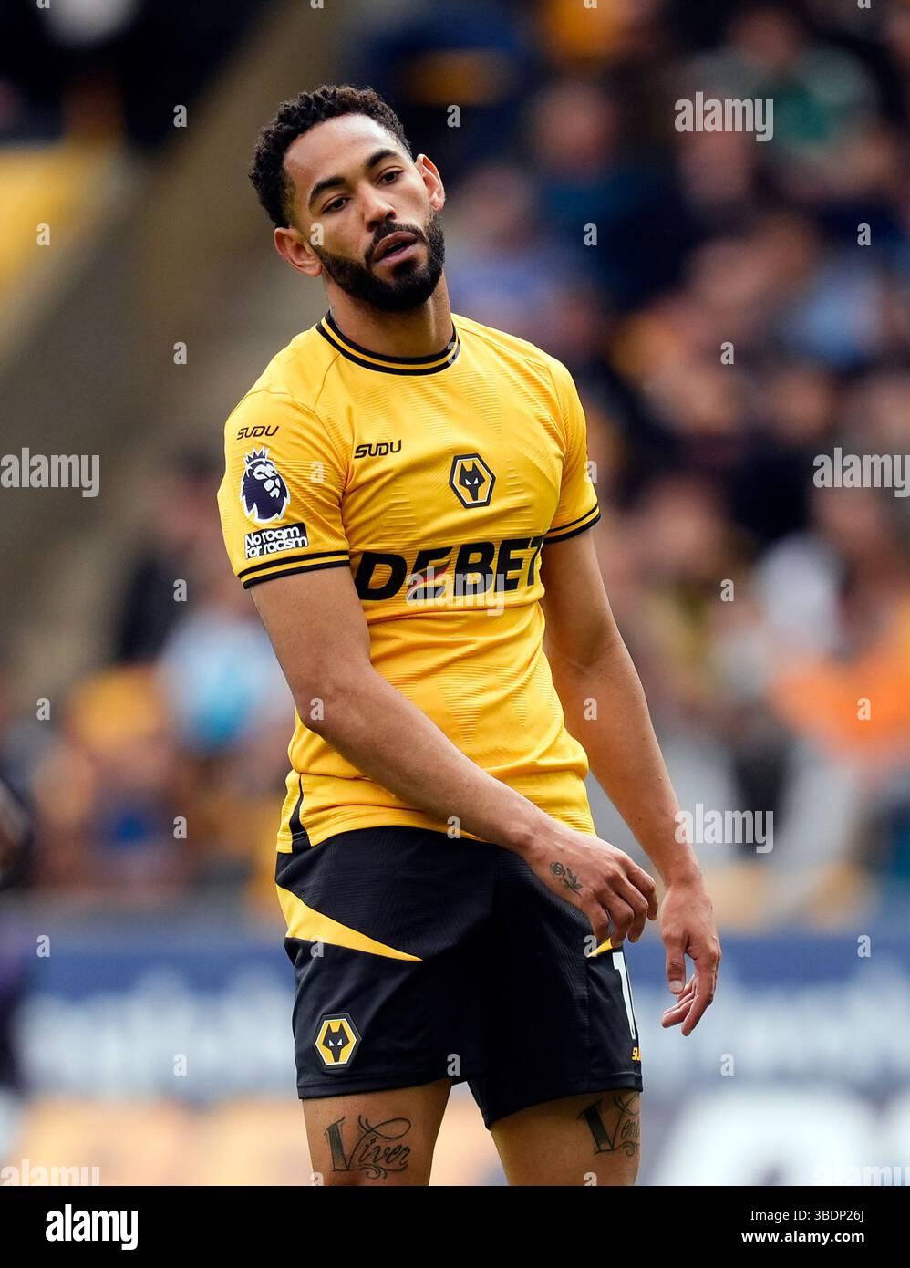 Wolverhampton Wanderers' Matheus Cunha during the Premier League match ...