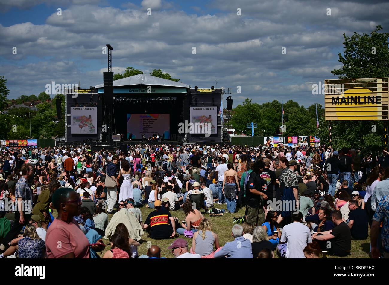 LONDON, UK. 25th May, 2025. RUBII perfroms at Cross The Tracks 2025 at ...