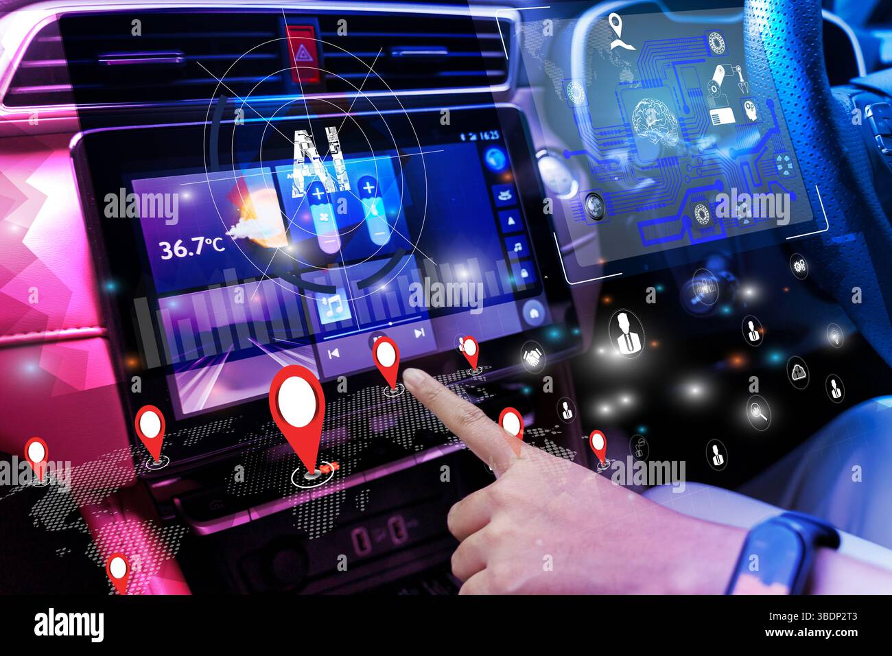 Smart technology dashboard hi-res stock photography and images - Alamy