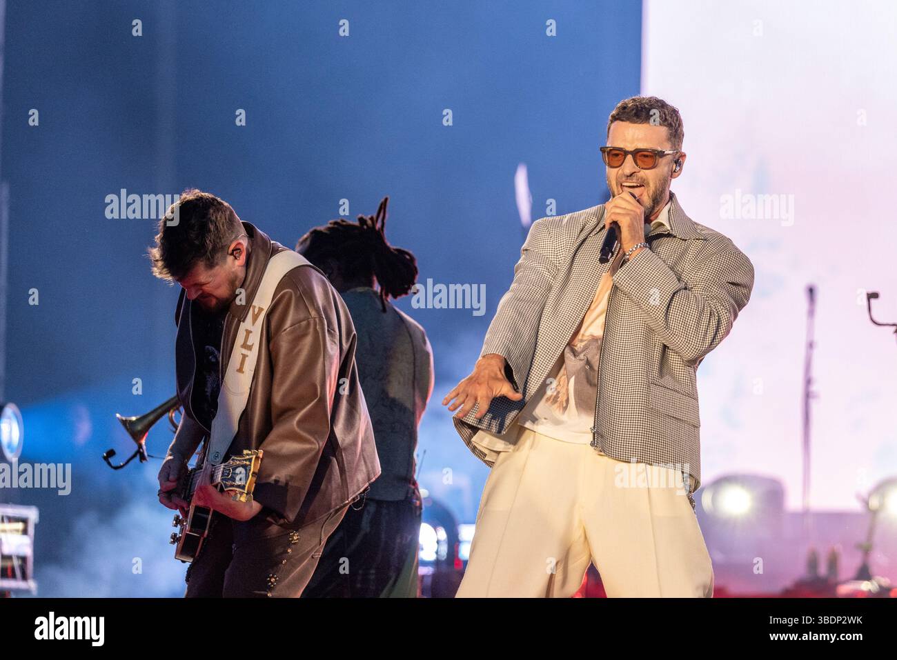 Napa, USA. 24th May, 2025. Justin Timberlake during the BottleRock ...