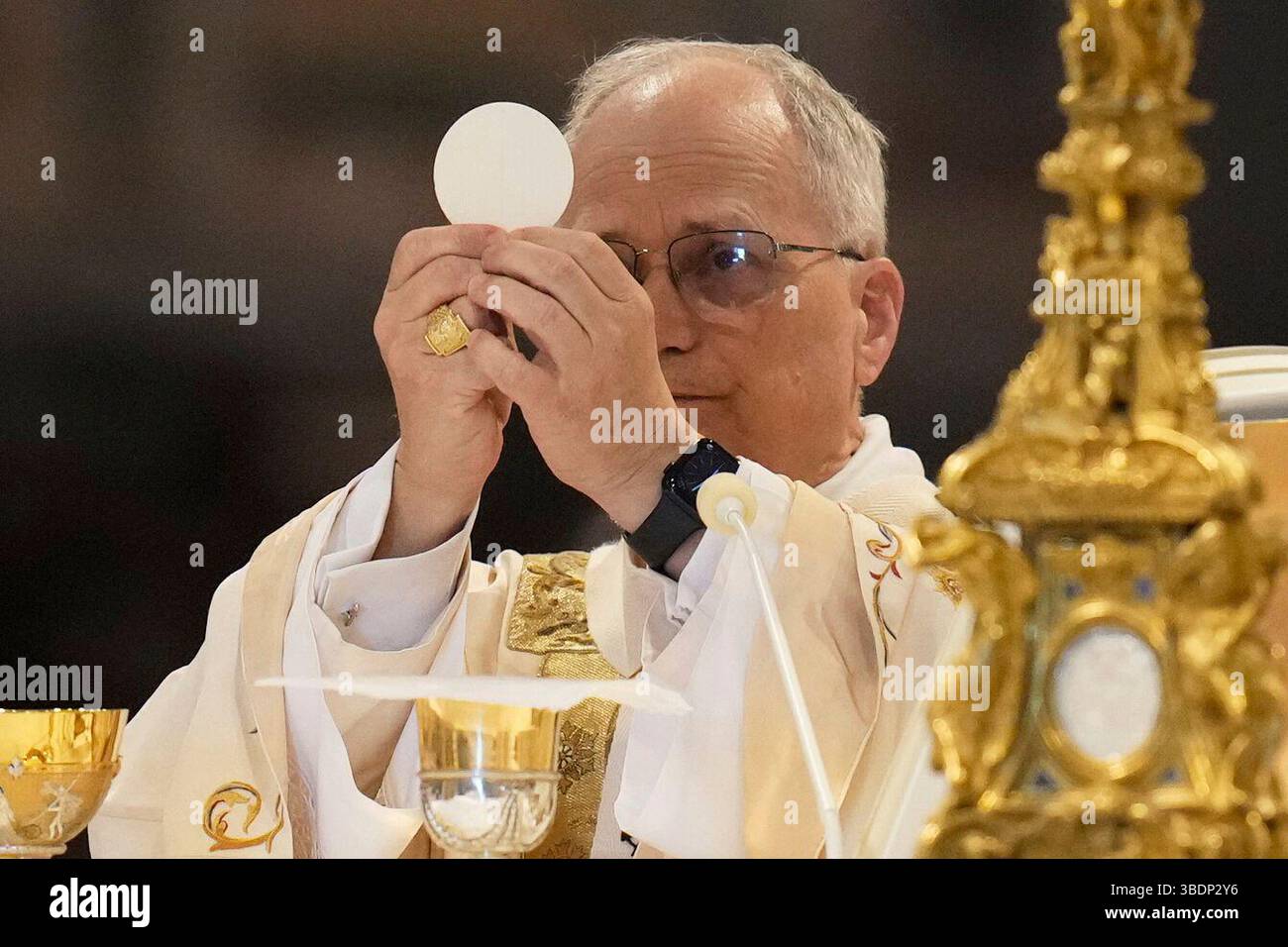 Pope Leo XIV presides over a Mass in the Archbasilica of St. John ...