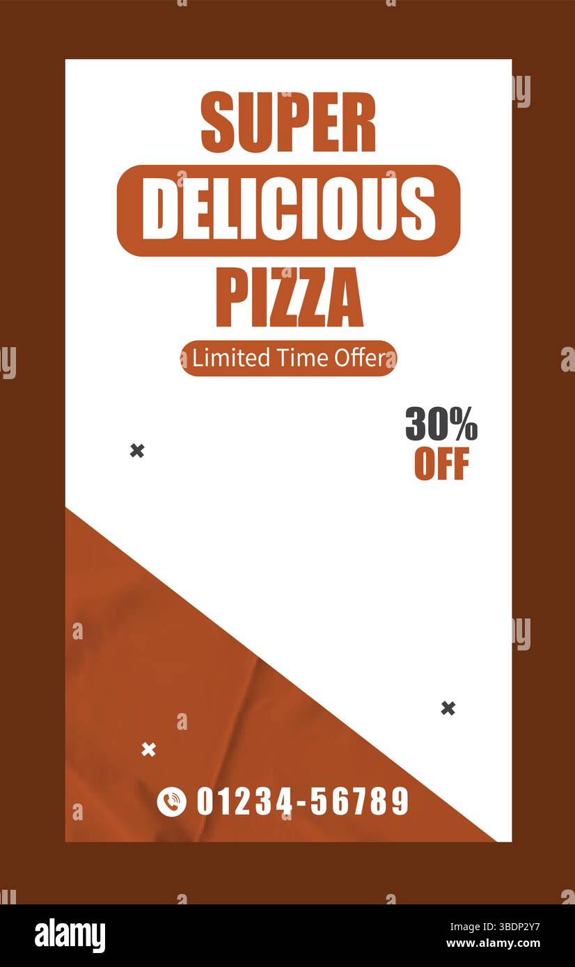 Delicious fast food instagram story template for social media ...