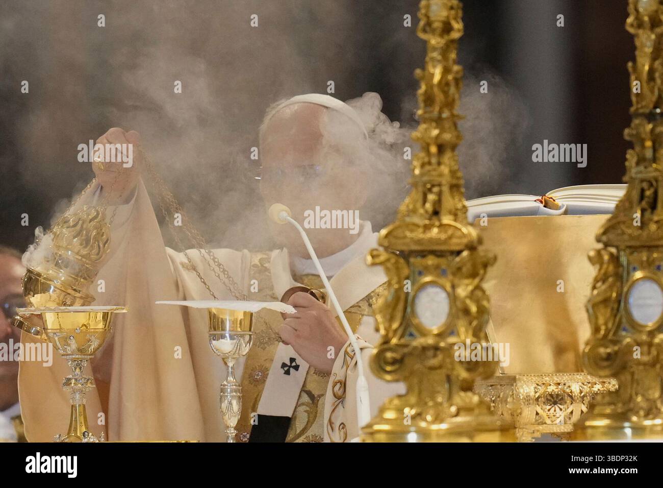 Pope Leo XIV presides over a Mass in the Archbasilica of St. John ...
