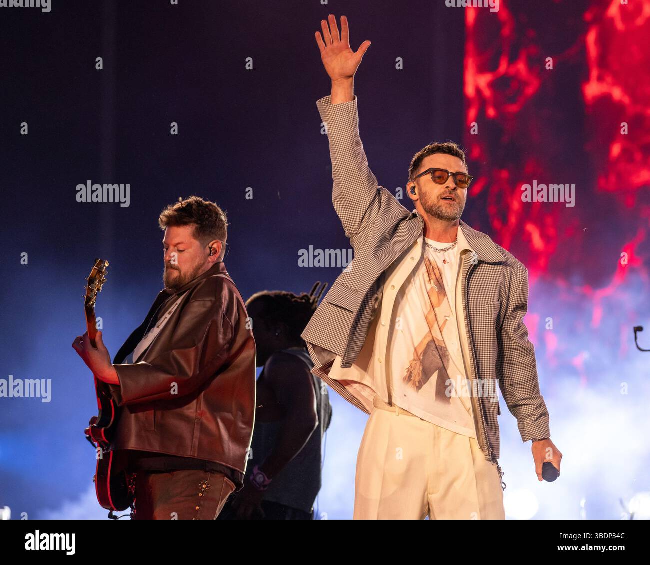 Napa, USA. 24th May, 2025. Justin Timberlake during the BottleRock ...