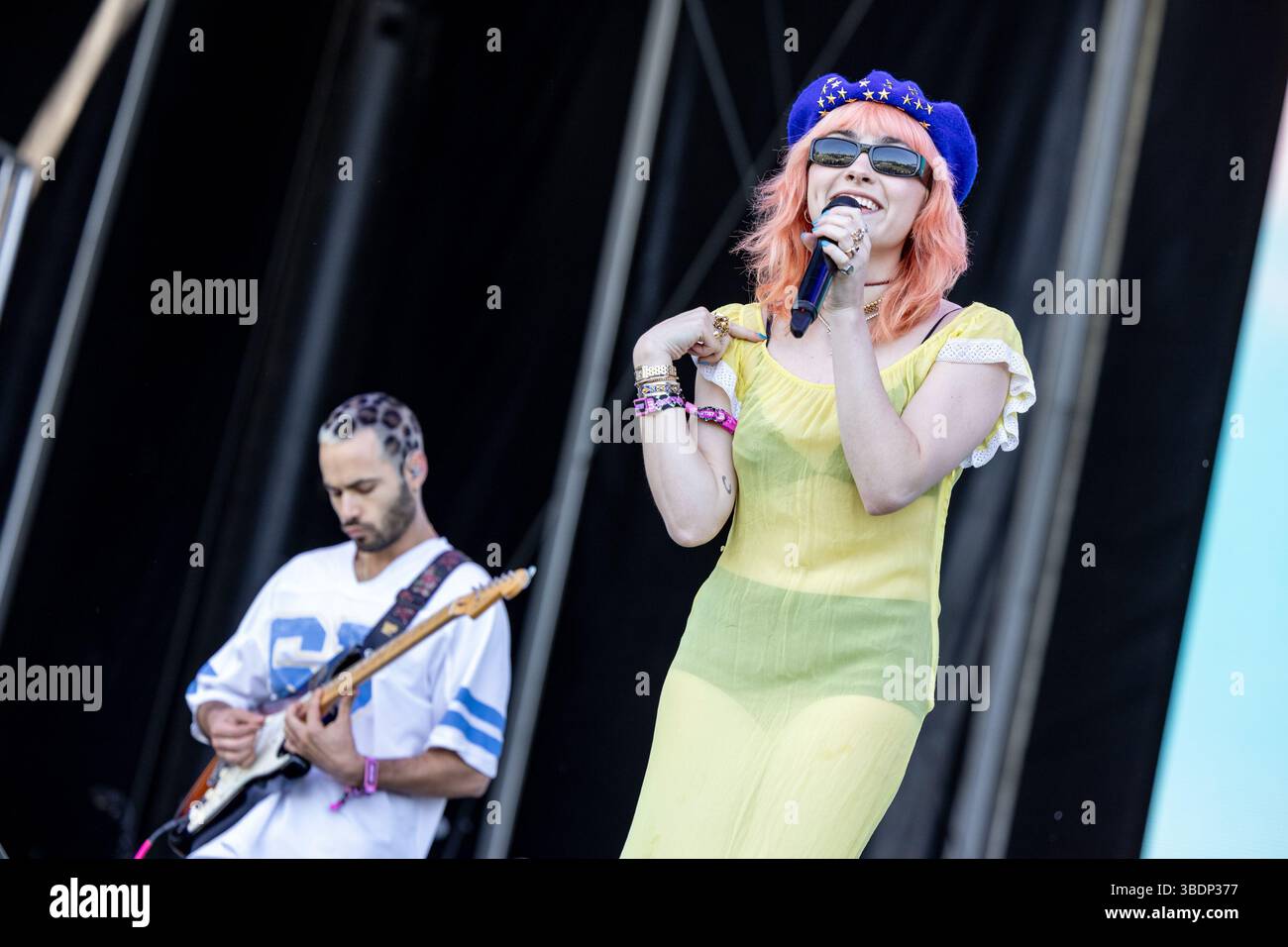 Napa, USA. 24th May, 2025. Singer Ava Maybee during the BottleRock ...
