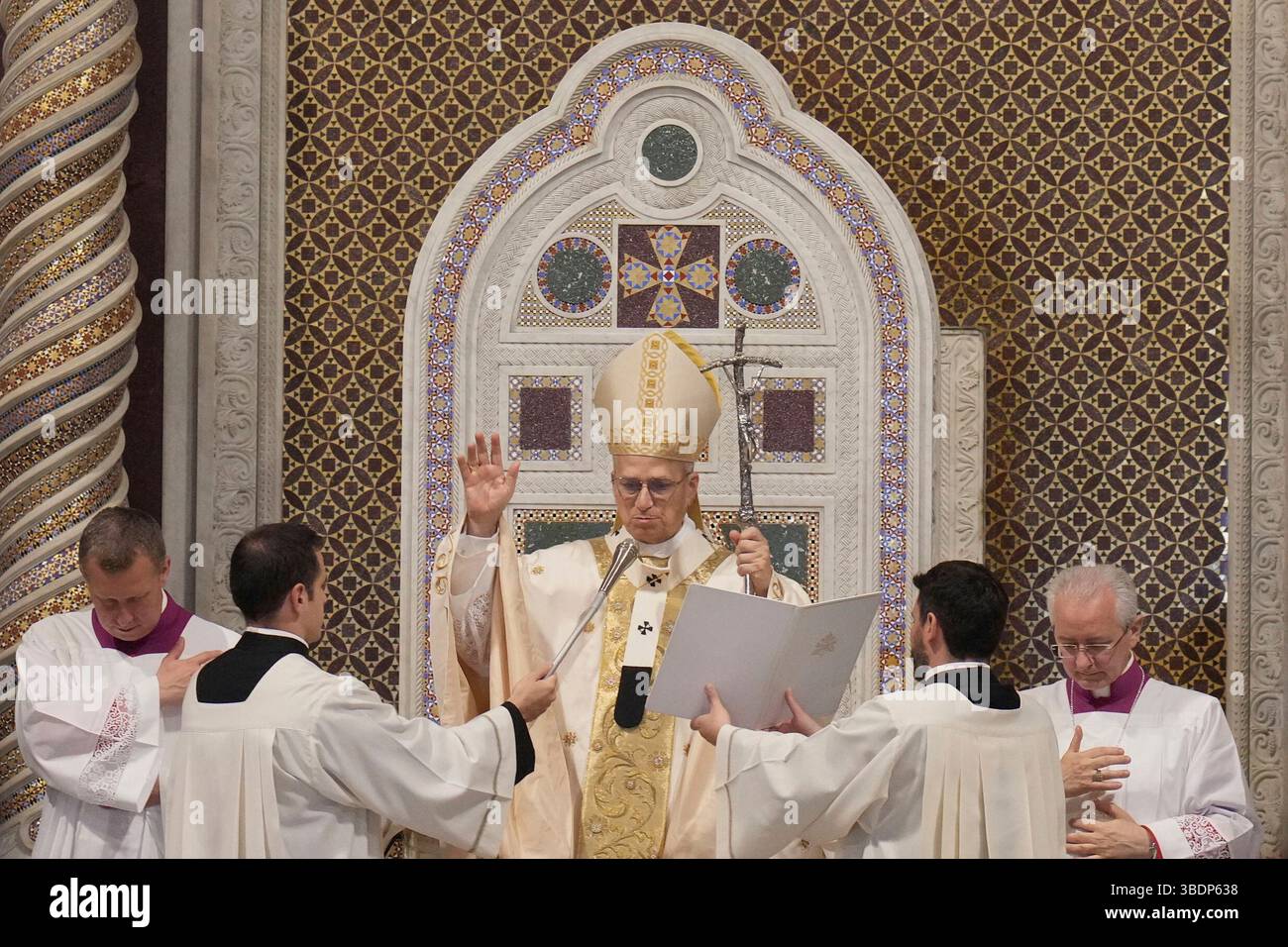 Pope Leo XIV presides over a Mass in the Archbasilica of St. John ...