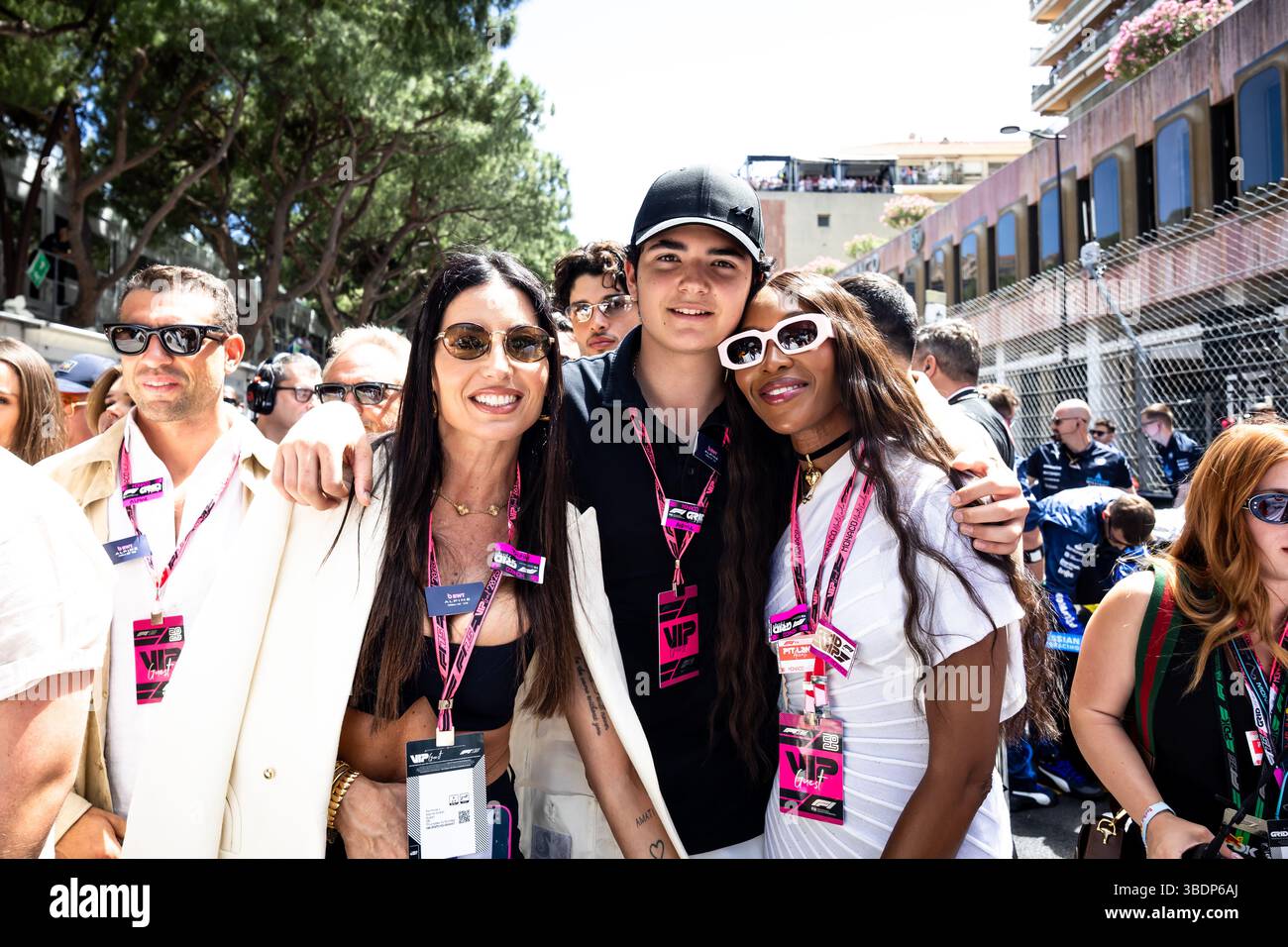 Monaco, Monte Carlo. 25th May, 2025. Naomi Campbell (GBR) on the grid ...