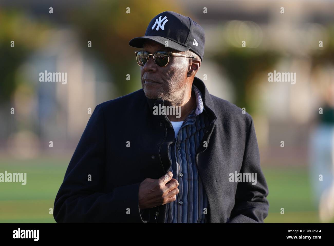 Los Angeles, United States. 24th May, 2025. Bobby Kersee watches during ...