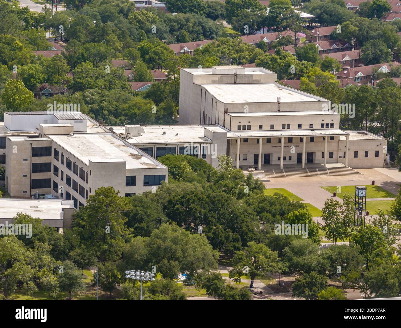 Aerial view of Texas Southern University historic black higher ...