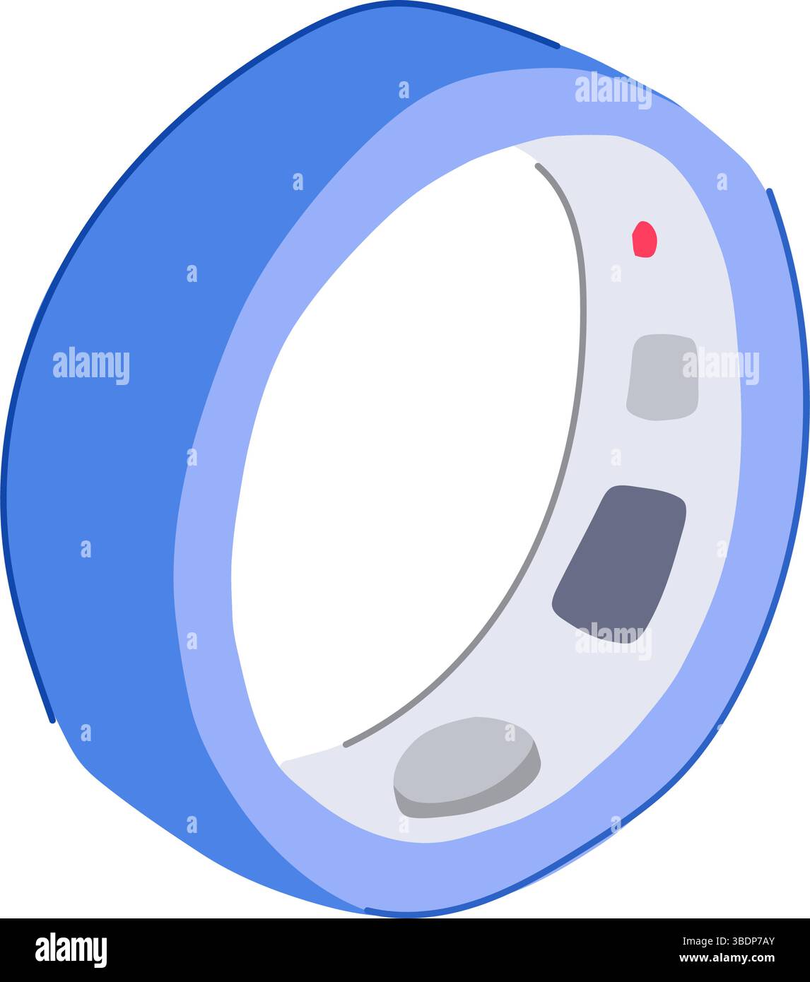 sensor smart ring cartoon vector illustration Stock Vector Image & Art ...