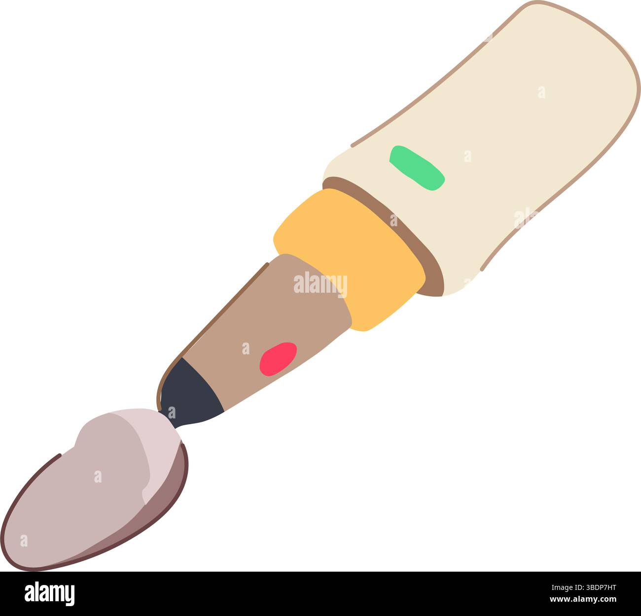 kitchen smart spoon cartoon vector illustration Stock Vector Image ...