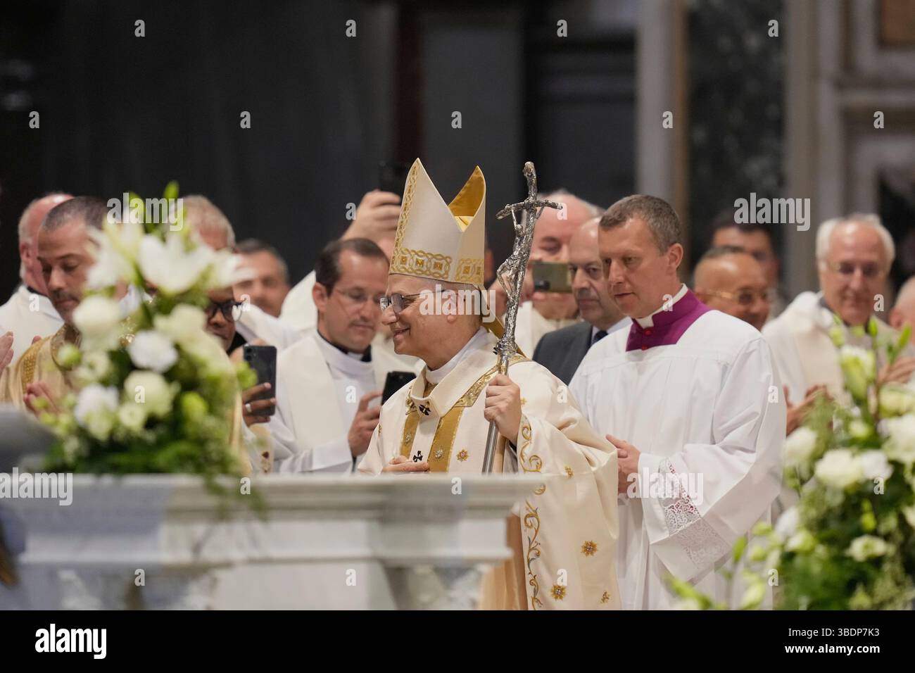Pope Leo XIV presides over a Mass in the Archbasilica of St. John ...