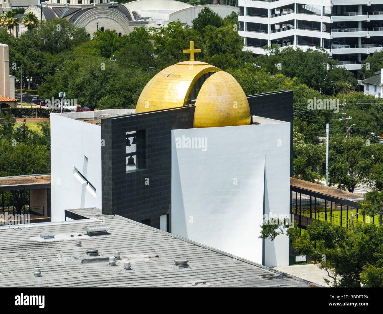 Aerial view of St Thomas University private higher education institute ...