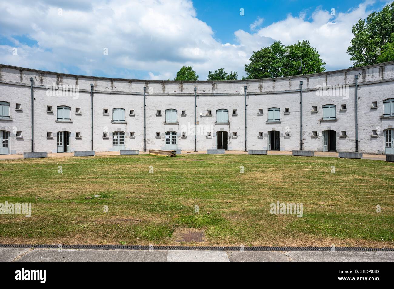 The Fort Liefkenshoek architecture, a fortress and castle in Beveren ...