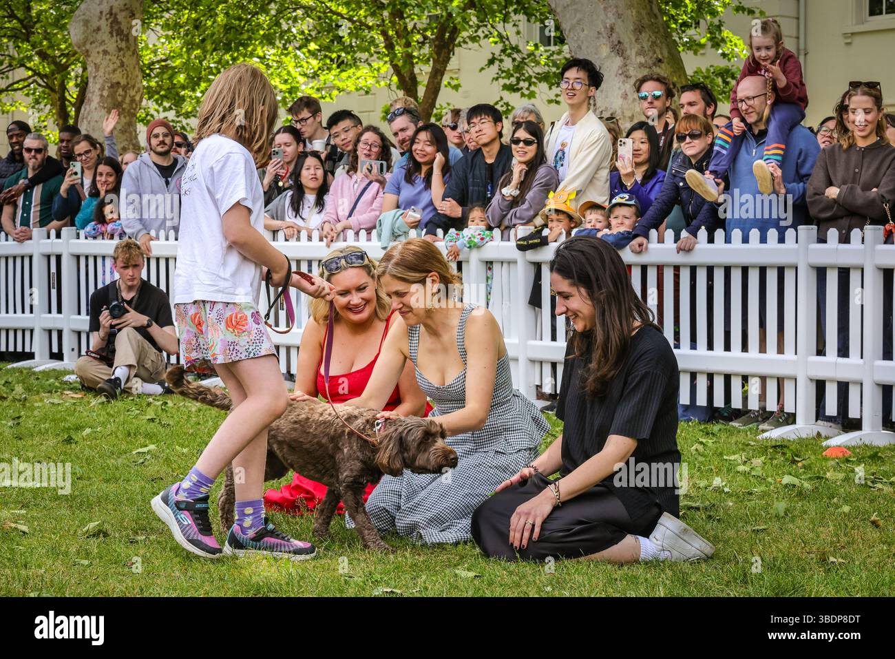 London, UK. 25th May, 2025. The judges have fun interacting with each ...