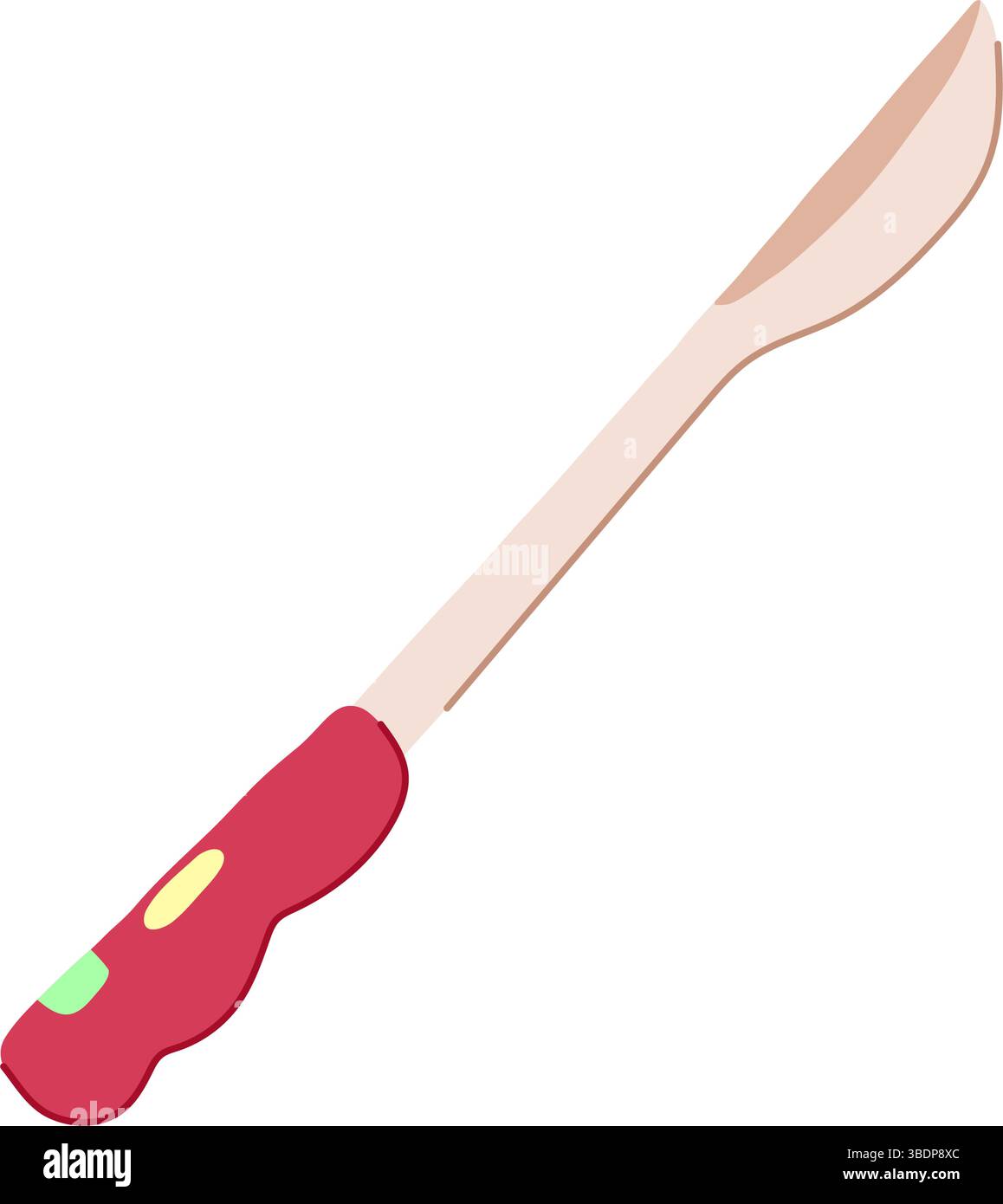 ergonomic smart spoon cartoon vector illustration Stock Vector Image ...