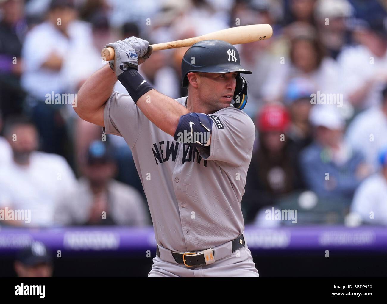 New York Yankees first baseman Paul Goldschmidt (48) in the third ...