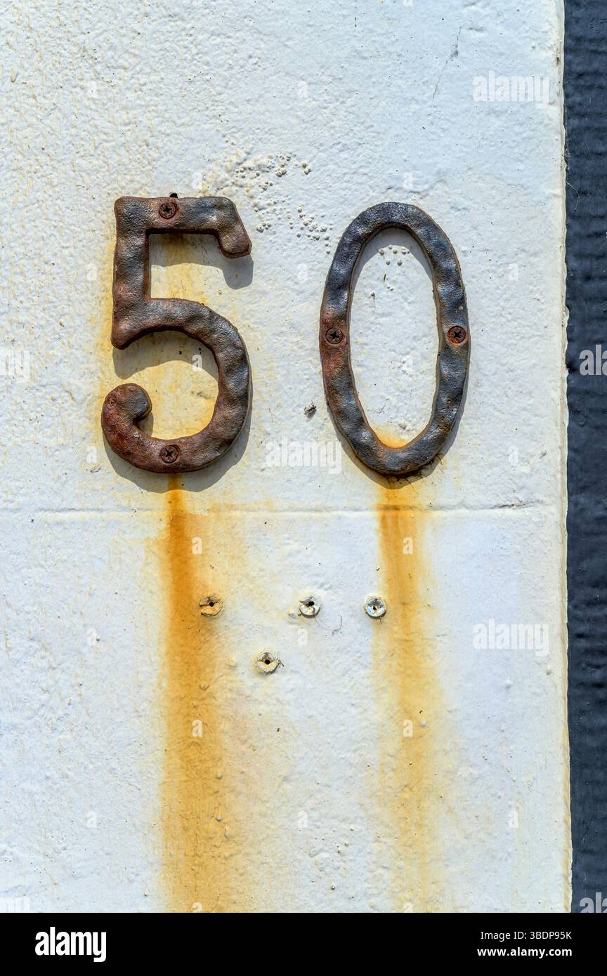 Number 50 fifty in hi-res stock photography and images - Alamy