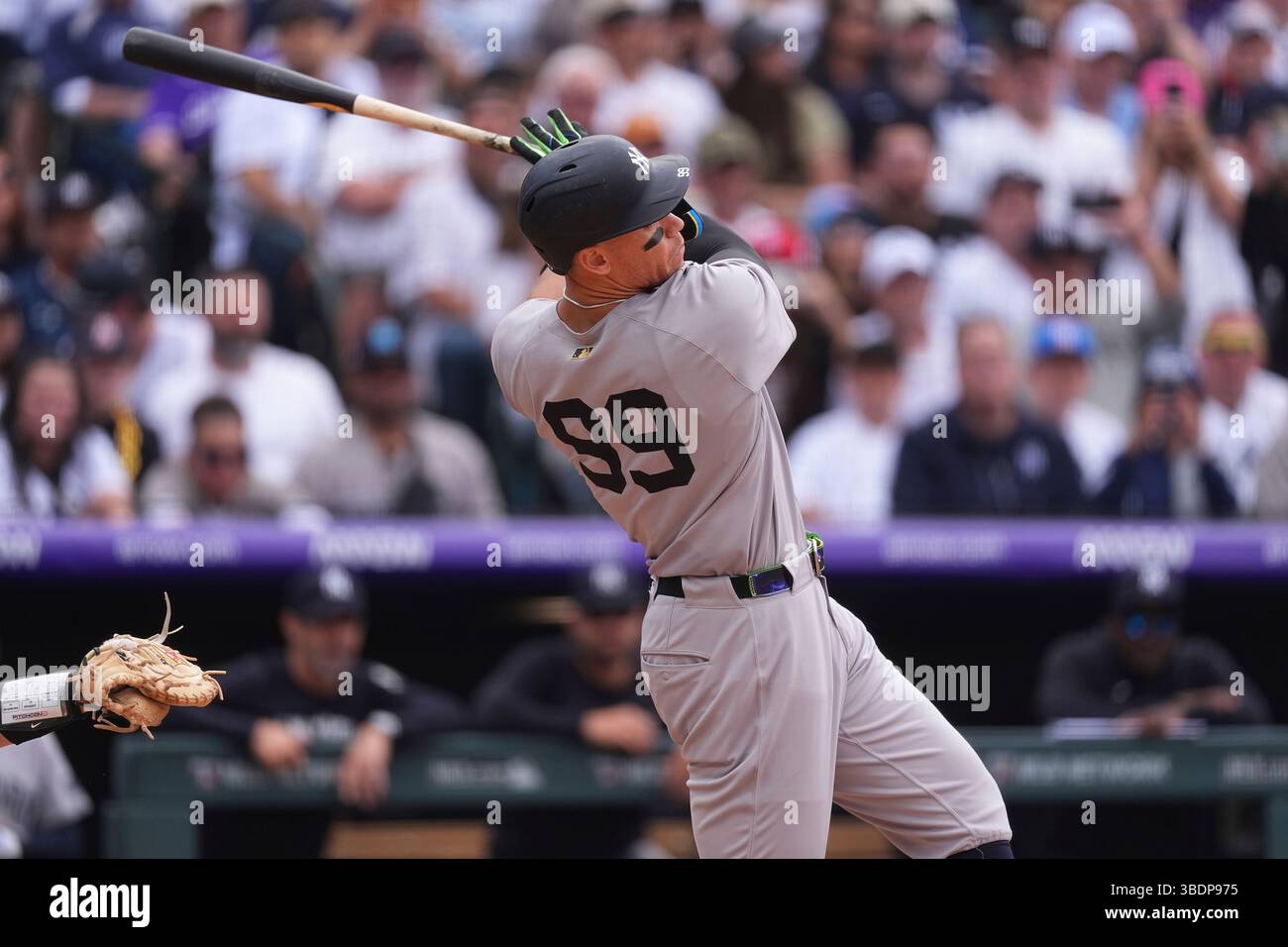 New York Yankees right fielder Aaron Judge (99) in the fifth inning of ...
