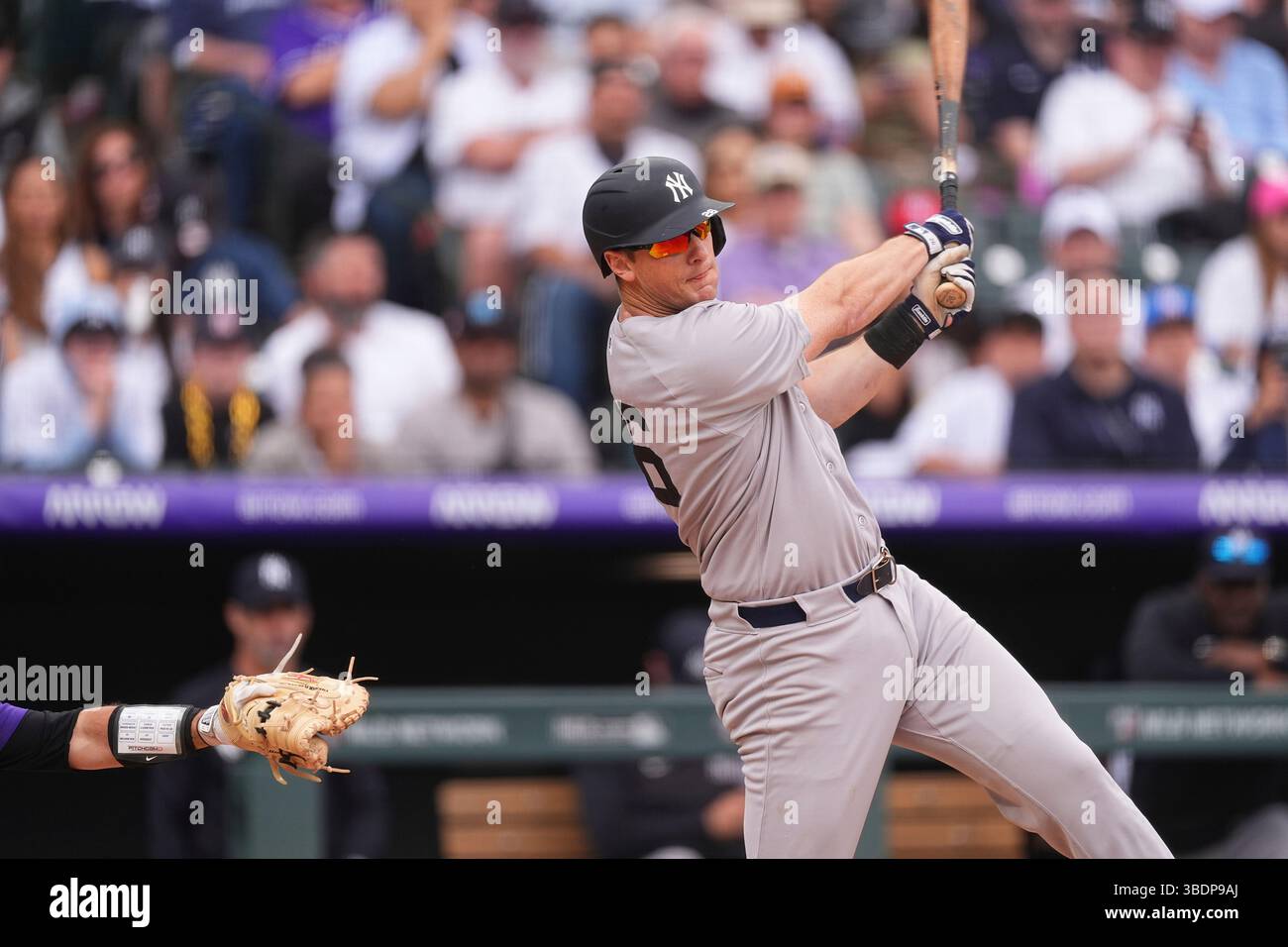 New York Yankees second baseman DJ LeMahieu (26) in the sixth inning of ...