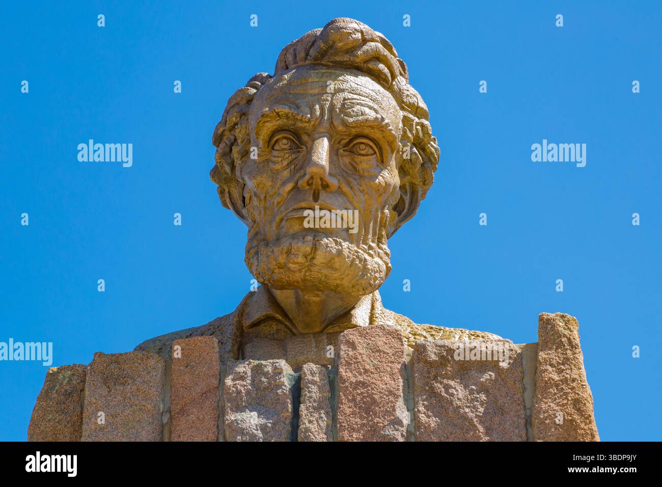 Abraham Lincoln memorial monument sculpted by Robert Russin at the ...