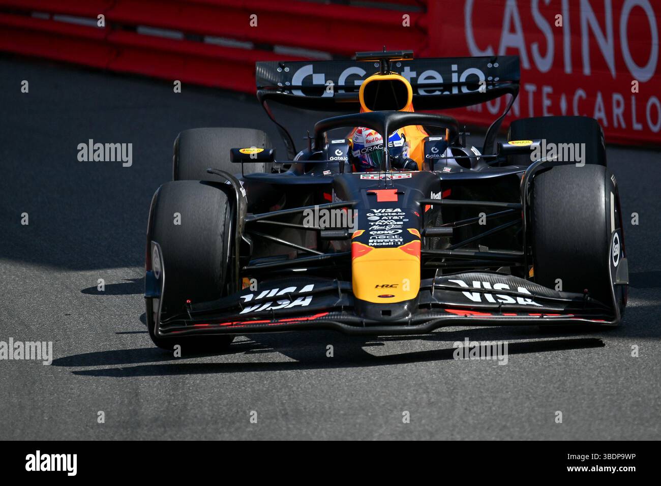MONTE-CARLO, MONACO - MAY 25: Max Verstappen of the Netherlands driving ...