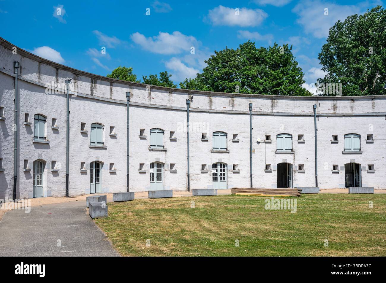 The Fort Liefkenshoek architecture, a fortress and castle in Beveren ...