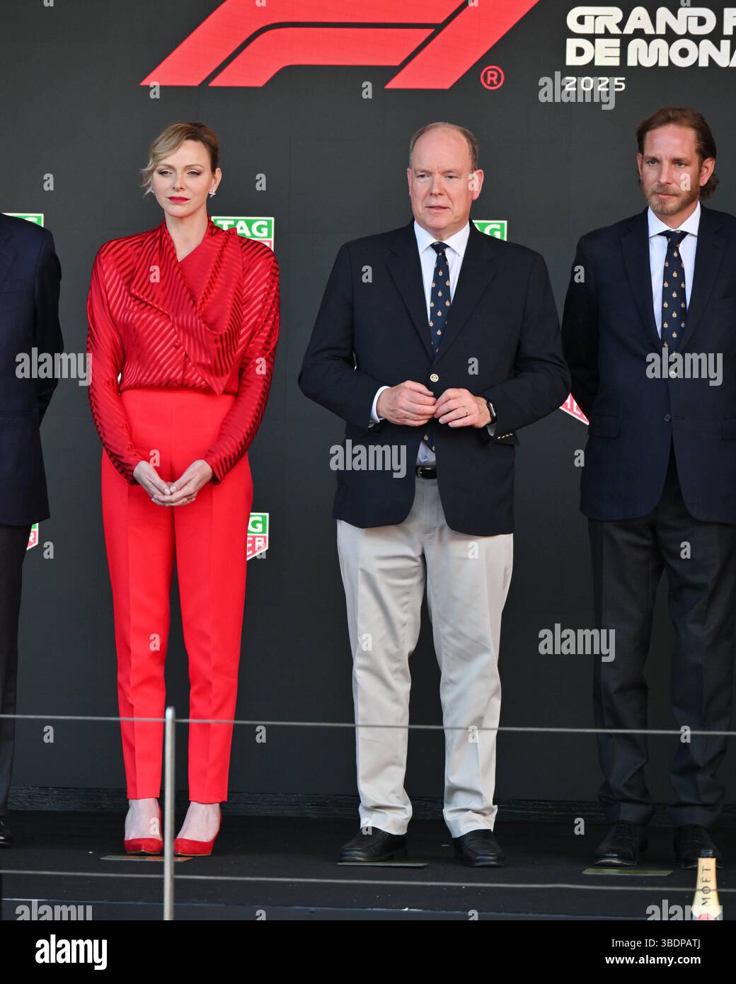 Monaco, Monaco GP 2025, Award Ceremony In the photo: Charlene of Monaco ...