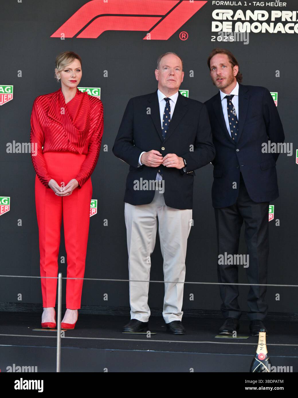 Monaco, Monaco GP 2025, Award Ceremony In the photo: Charlene of Monaco ...