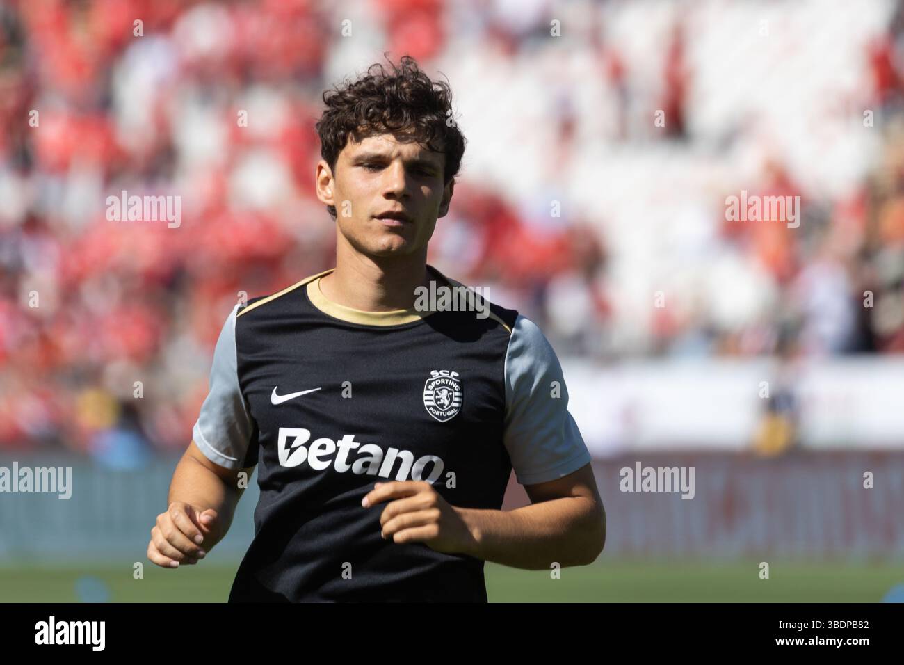 May 25, 2025. Caxias, Portugal. Sporting defender from Portugal EDUARDO ...