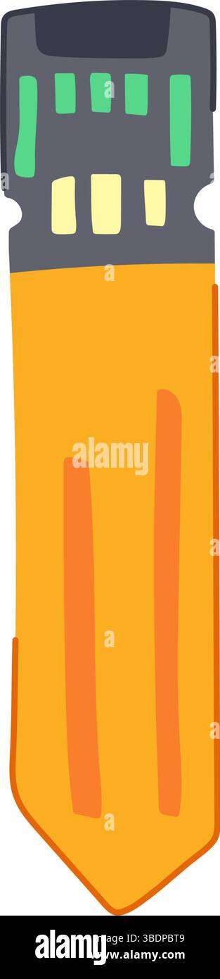 merlot soil moisture sensor cartoon vector illustration Stock Vector ...