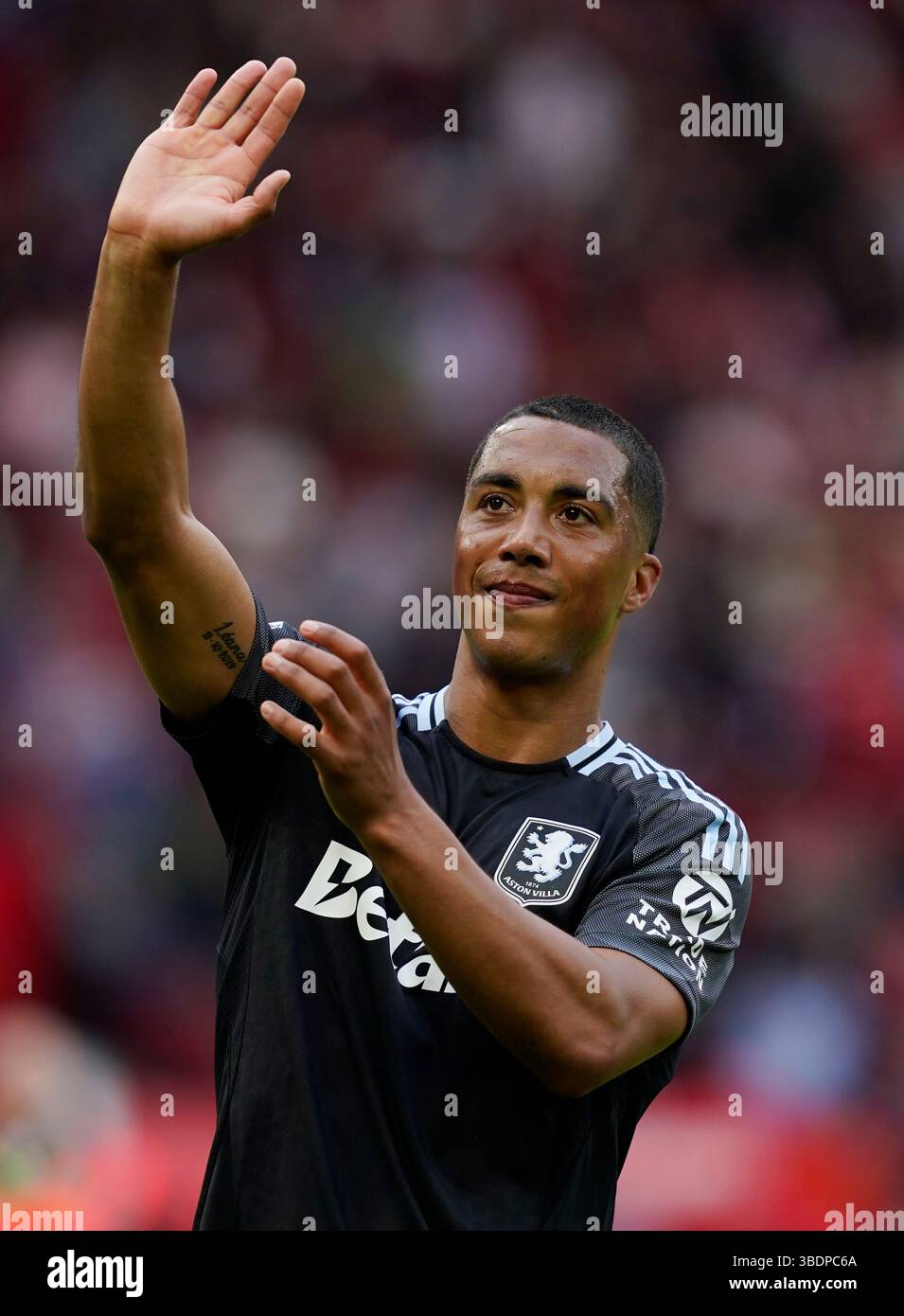 Manchester, UK. 25th May, 2025. Aston Villa's Youri Tielemans ...