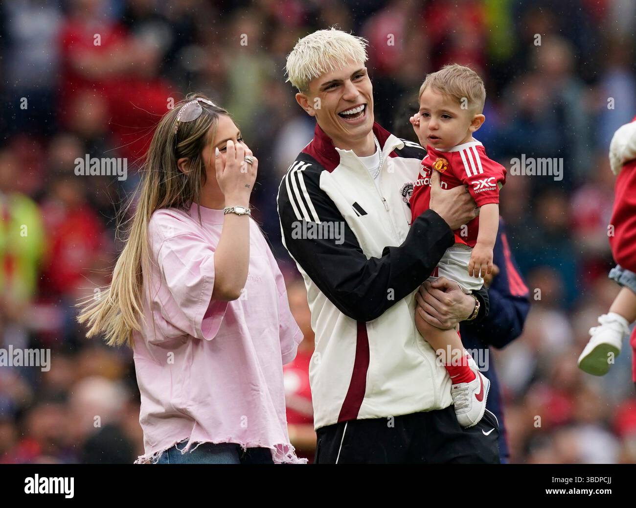 Manchester, UK. 25th May, 2025. Alejandro Garnacho of Manchester United ...