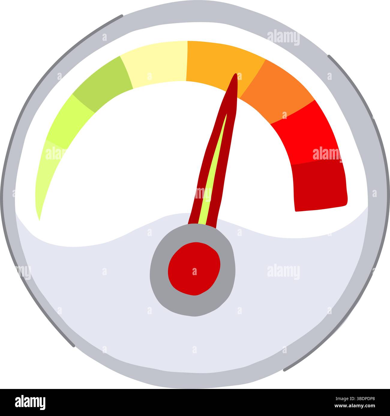 gauge speedometer cartoon vector illustration Stock Vector Image & Art ...